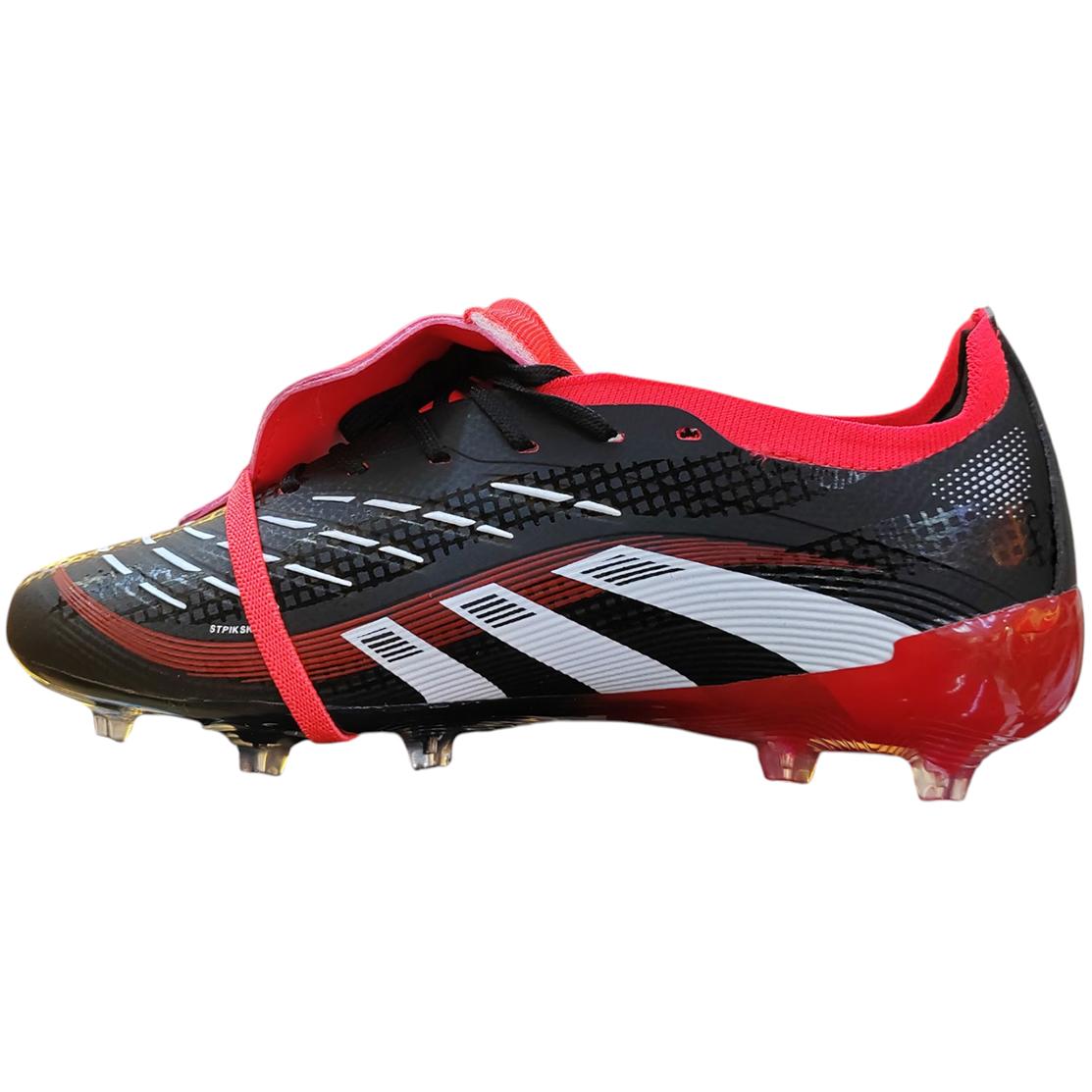 Buy Predator Fold Over Red Black Football Boot | Printfolio
