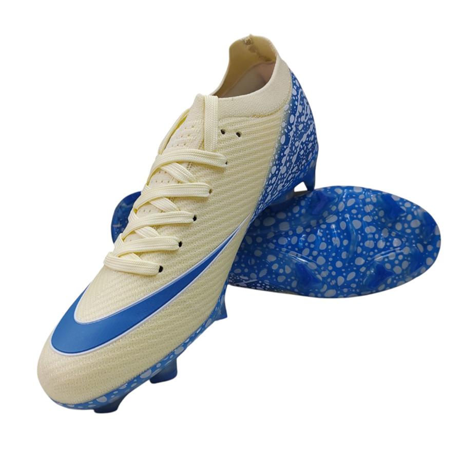 Buy Nkada Air Football boot Half Ankle-Cream/ Blue | Printfolio